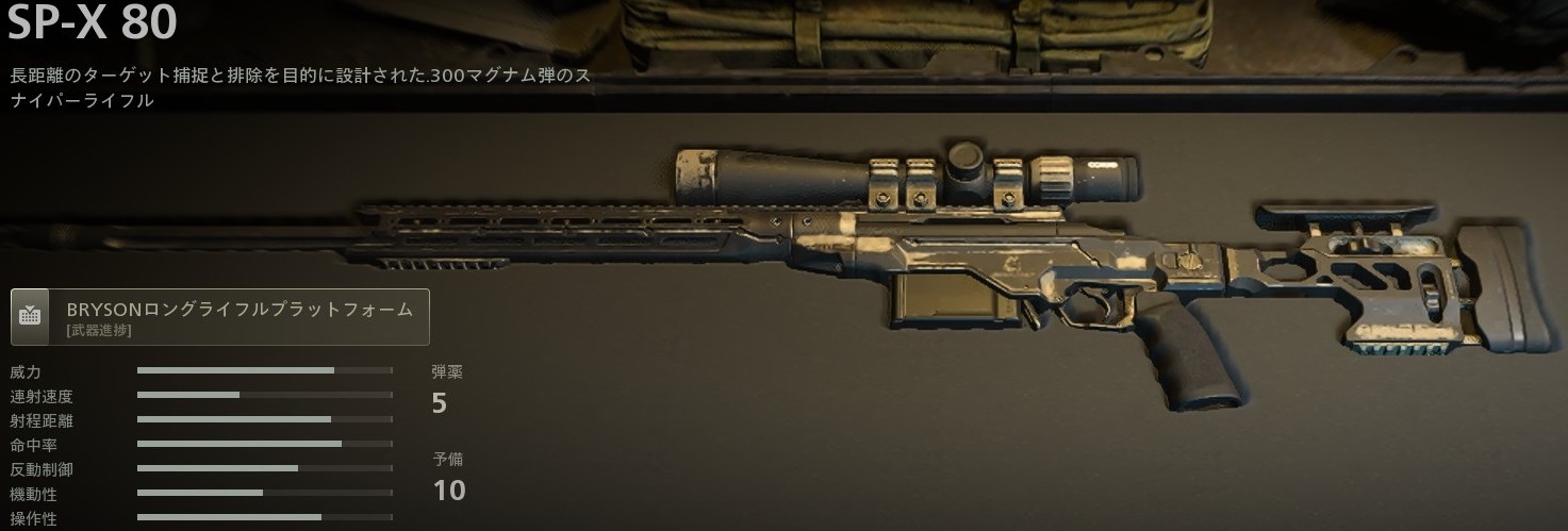 【SR】COD MW2 スナイパーライフル紹介【シーズン6】 - 気に覧